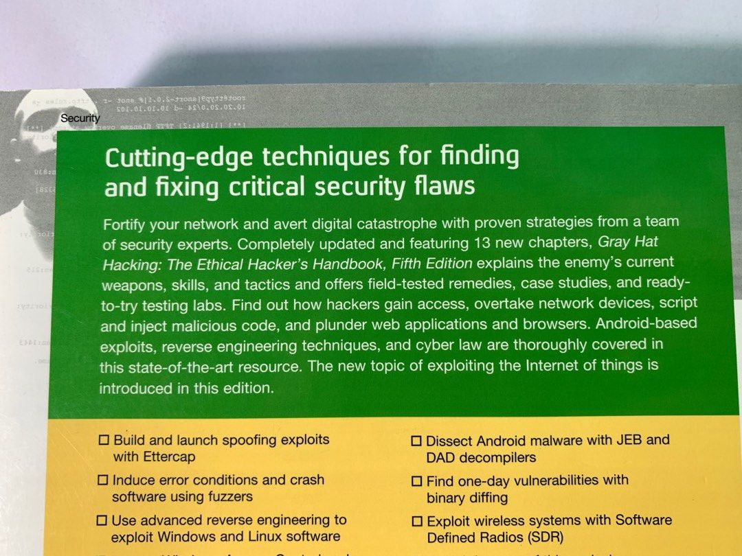 Gray Hat Hacking 5th Edition, Hobbies & Toys, Books & Magazines ...