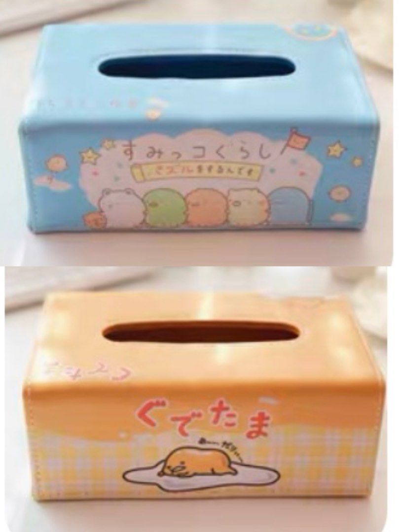 Sanrio sumikko gurashi gudetama tissue paper napkin mask container ...