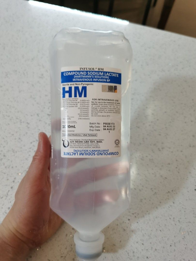 Hartmanns Solution 1L, Pet Supplies, Health & Grooming on Carousell