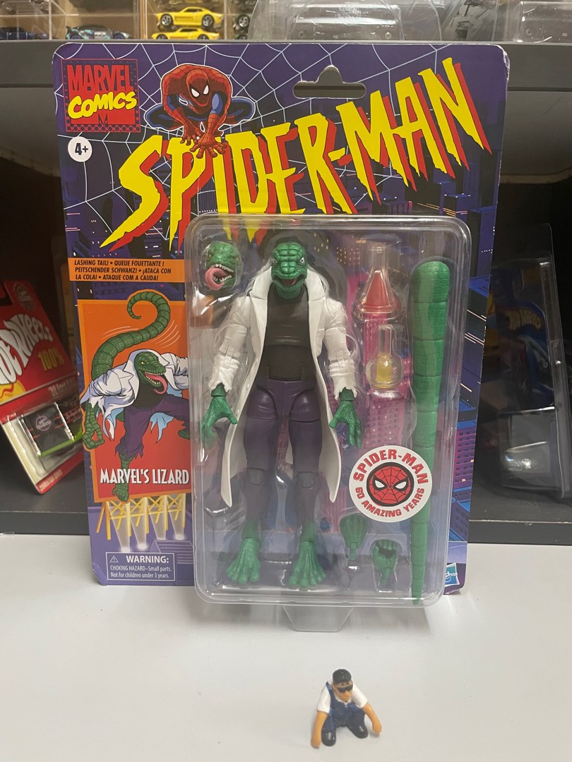 Hasbro Marvel Legends Spider-Man Retro Marvel's Lizard Action Figure ...