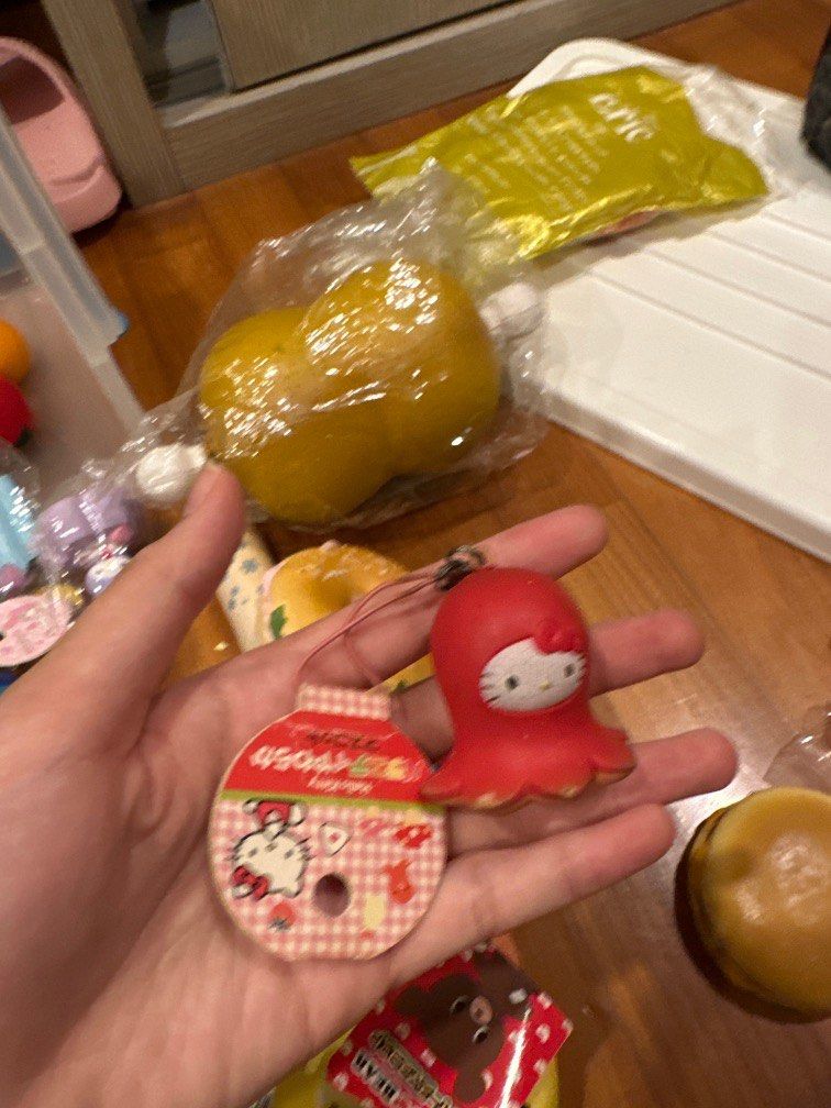 Hello Kitty Tako octopus squishy, Hobbies & Toys, Toys & Games on Carousell