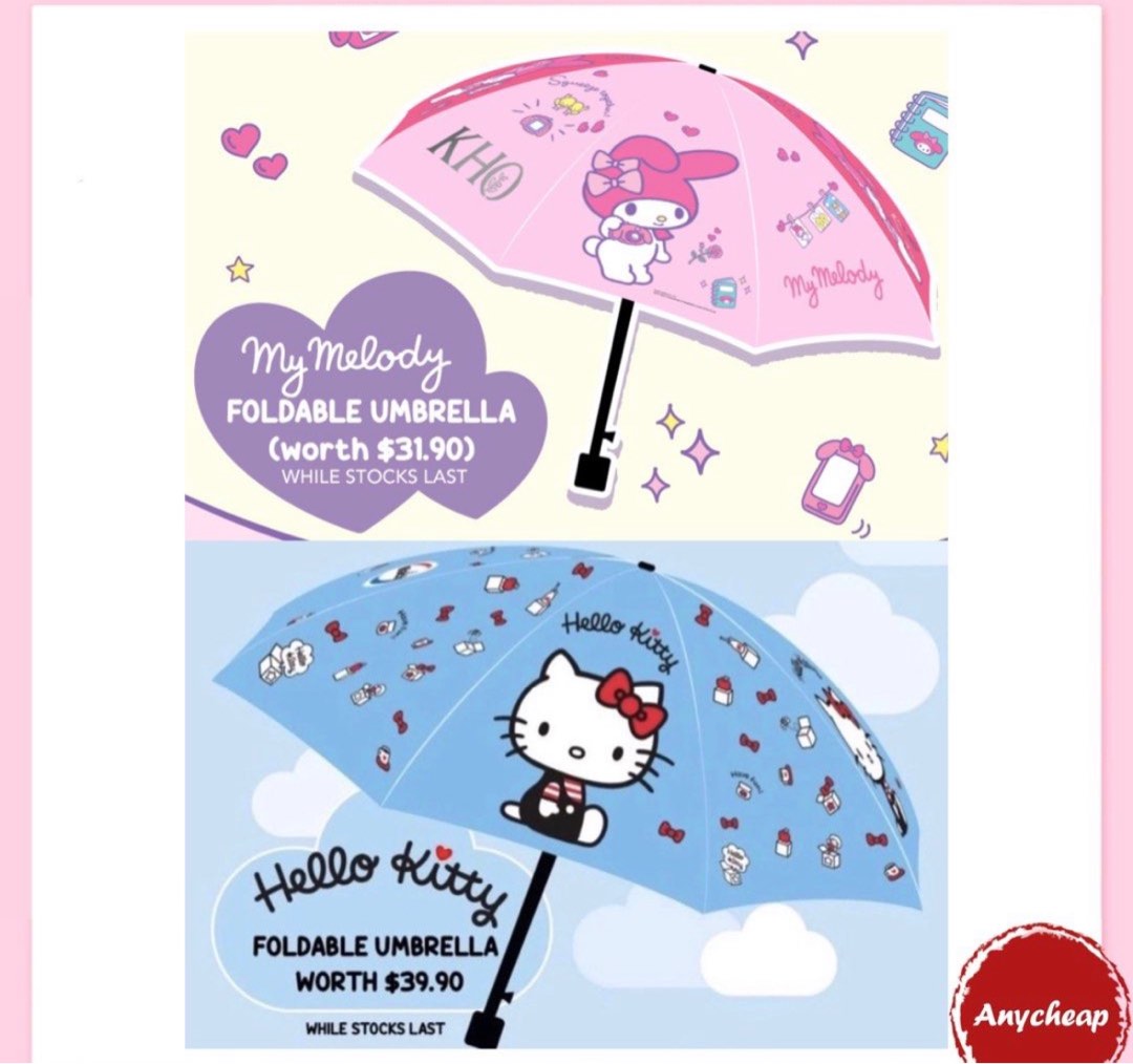 hello kitty umbrella / melody umbrella, Hobbies & Toys, Travel ...