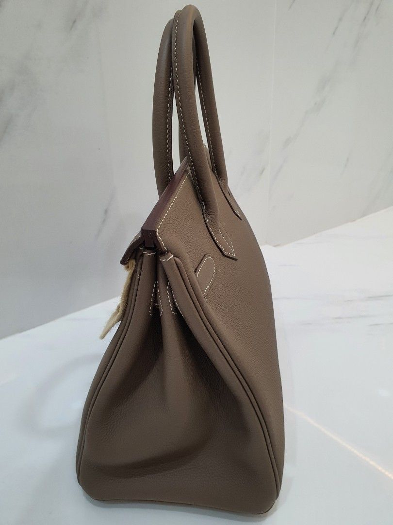 Hermes Birkin Etoupe 30 $24K, Luxury, Bags & Wallets on Carousell