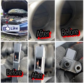 Honda Stream Throttlebody & MAF Sensor Cleaning, Car Accessories, Car ...