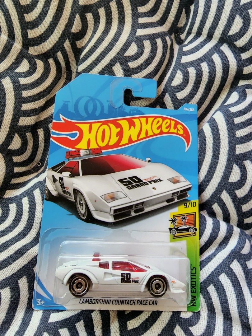 Hotwheels Hot wheel Lamborghini Countach Pace Car , Lamborghini ...