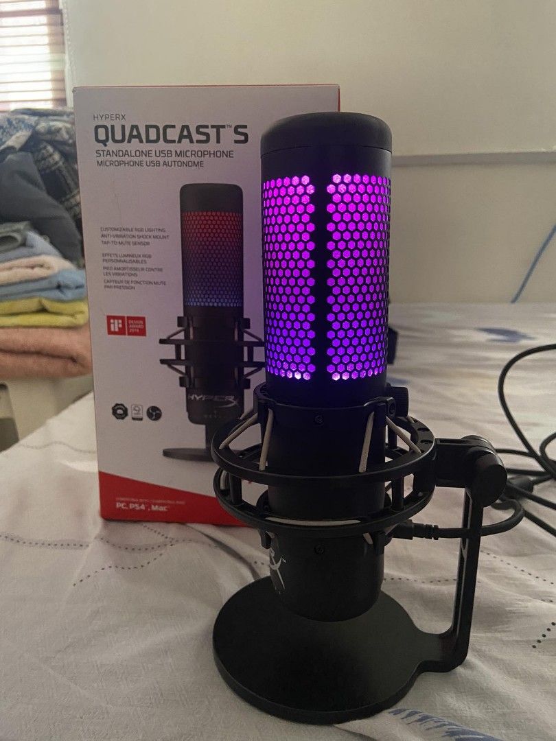 HYPERX Quadcast X Standalone USB Microphone, Audio, Microphones on Carousell