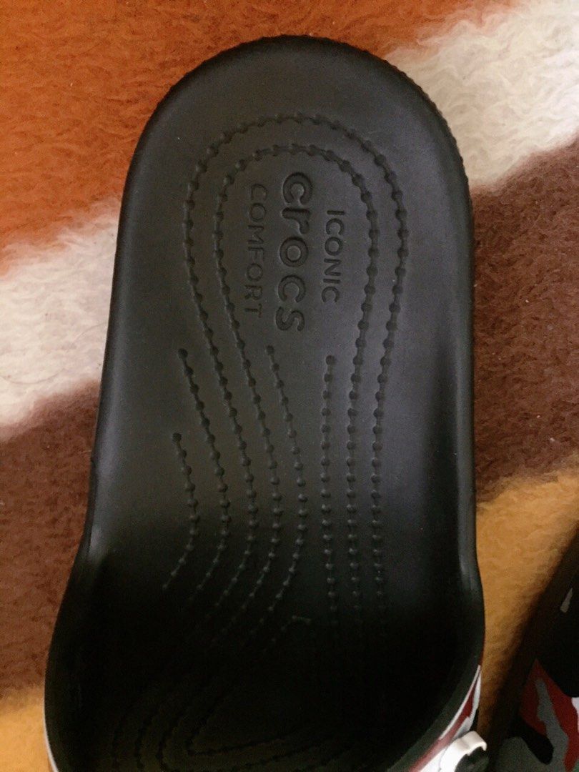 Iconic Crocs Comfort Slides, Women's Fashion, Footwear, Slippers and slides on Carousell