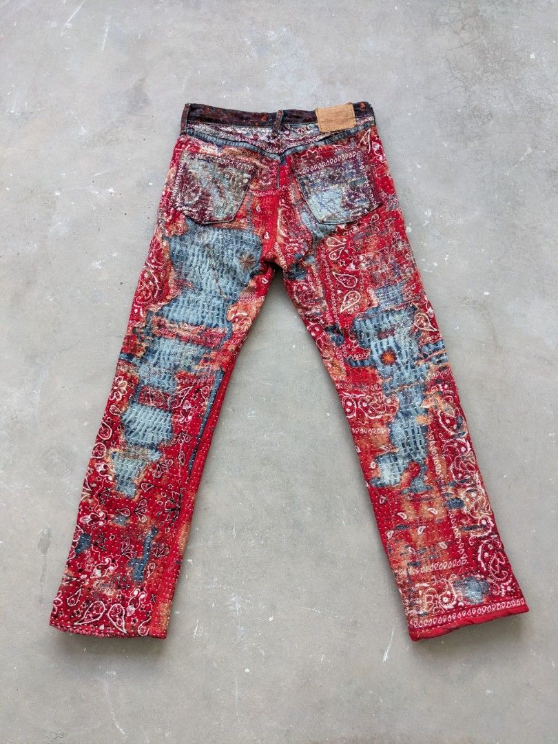 Vintage Levis 502 Big E Selvedge Denim Inspired Proleta Re Art, Men's ...