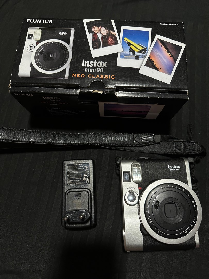 Instax mini 90 Neo Classic (Black), Photography, Cameras on Carousell
