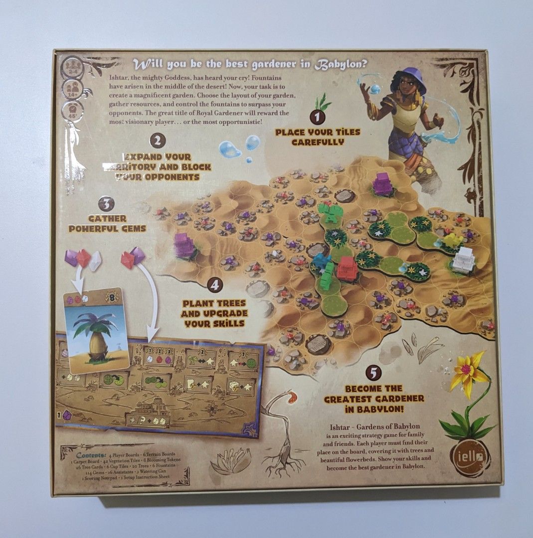 Ishtar: Gardens of Babylon game, Hobbies & Toys, Toys & Games on Carousell