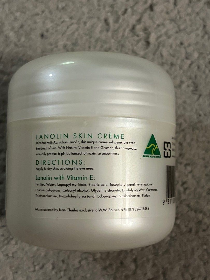 Jean Charles Lanolin Skin Creme, Beauty & Personal Care, Face, Face ...