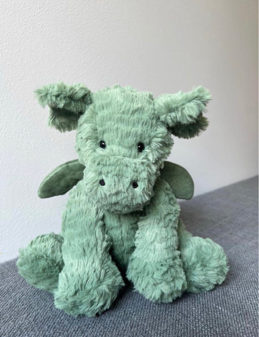 Jellycat Fuddlewuddle Dragon, Hobbies & Toys, Toys & Games on Carousell