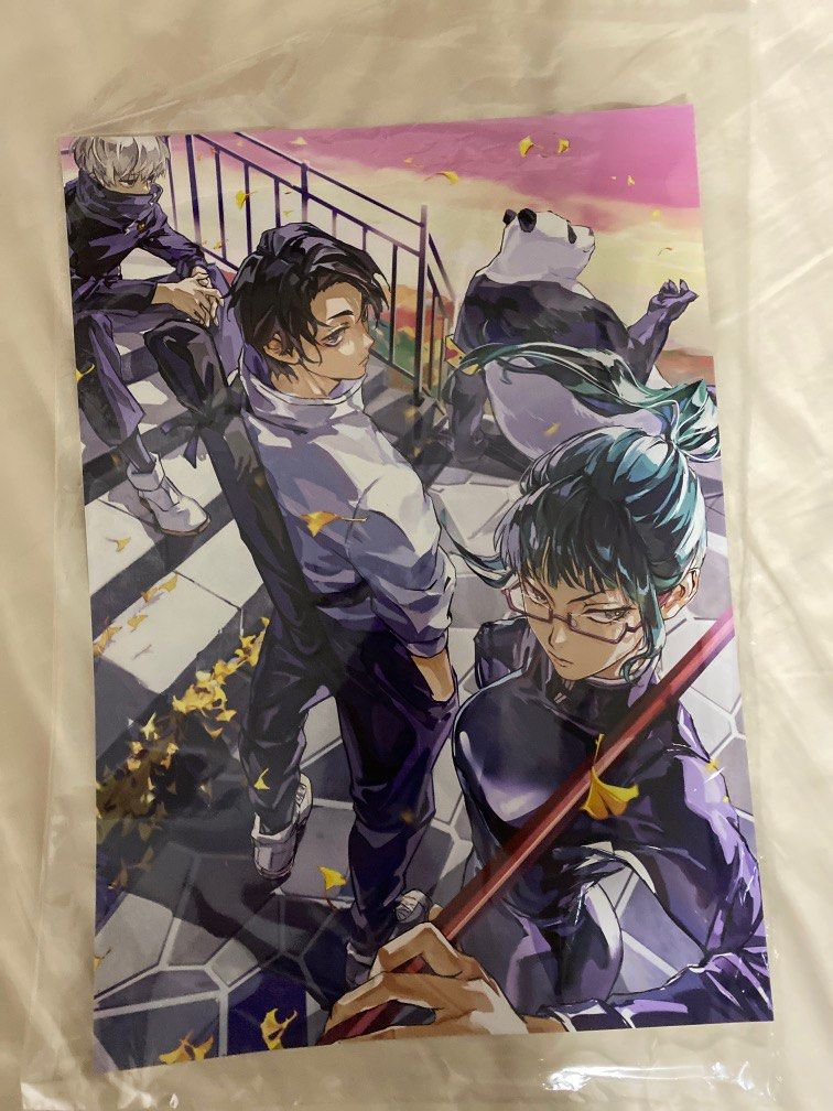 JJK aka Jujutsu Kaisen Poster, Hobbies & Toys, Toys & Games on Carousell