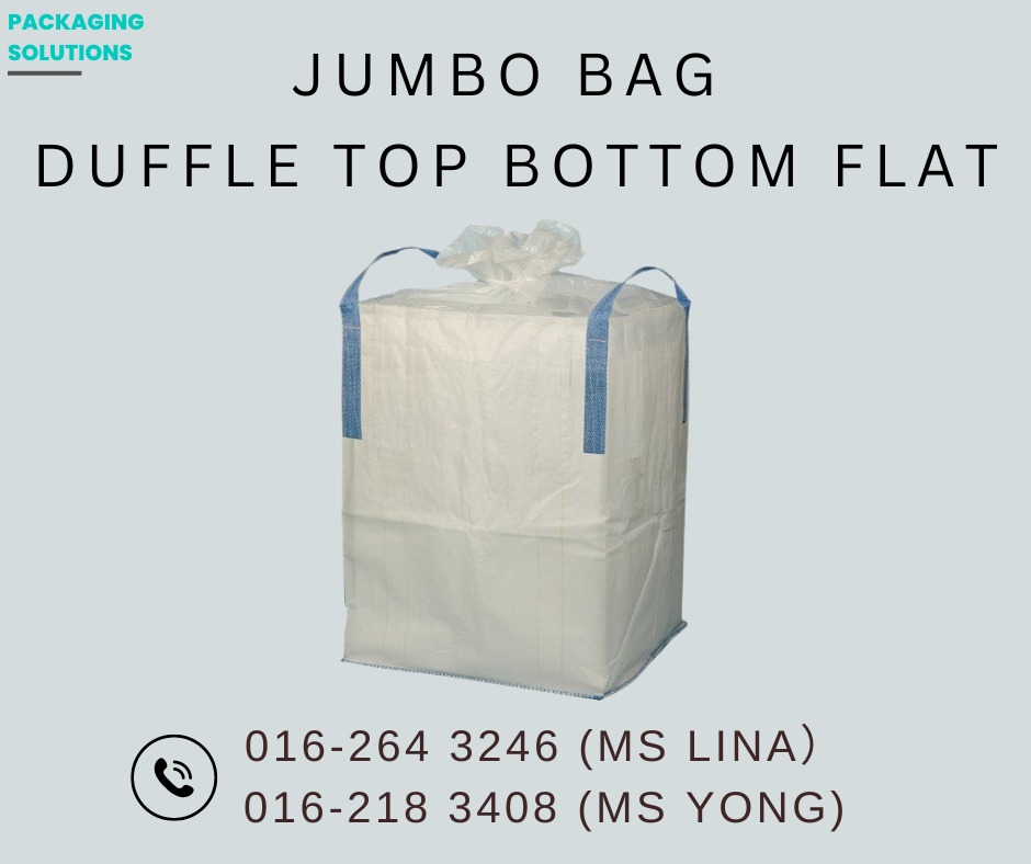 Jumbo Bag Duffle Top Bottom Flat, Hobbies & Toys, Stationery & Craft ...