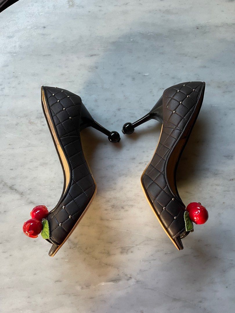 Kitamura Motomachi leather high heels, Women's Fashion, Footwear, Heels ...