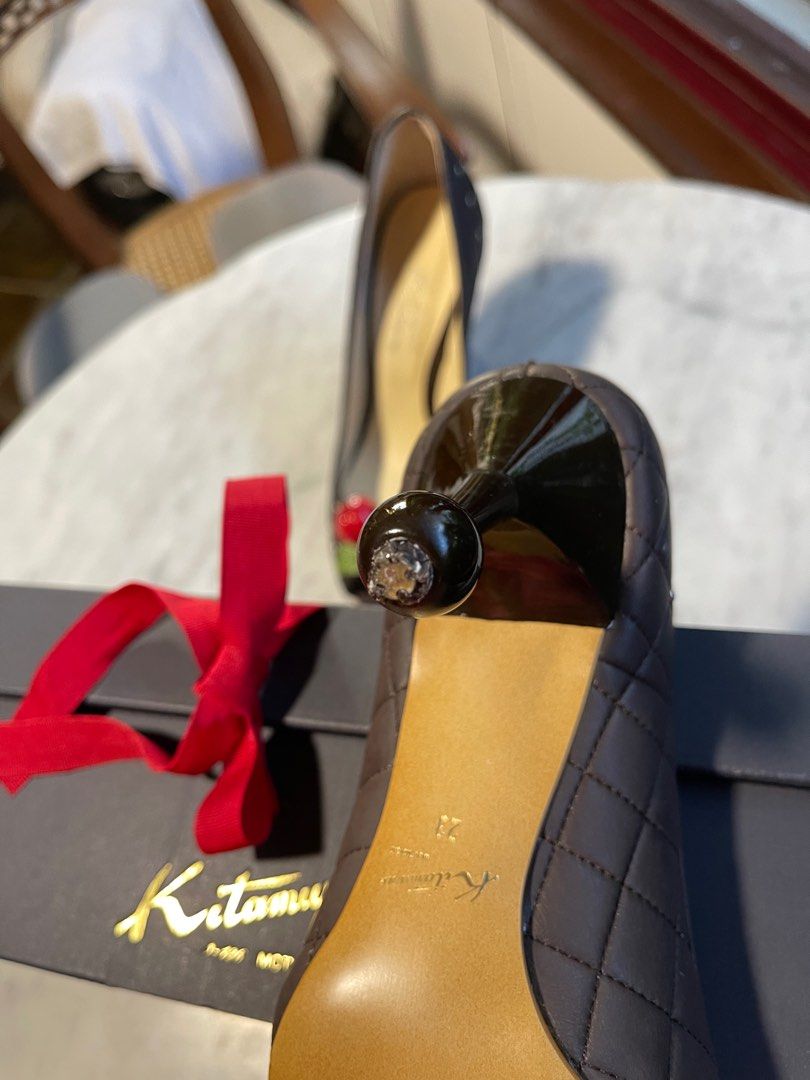 Kitamura Motomachi leather high heels, Women's Fashion, Footwear, Heels ...