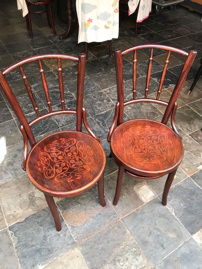 Kopitiam chairs (1pair), Furniture & Home Living, Furniture, Chairs on ...