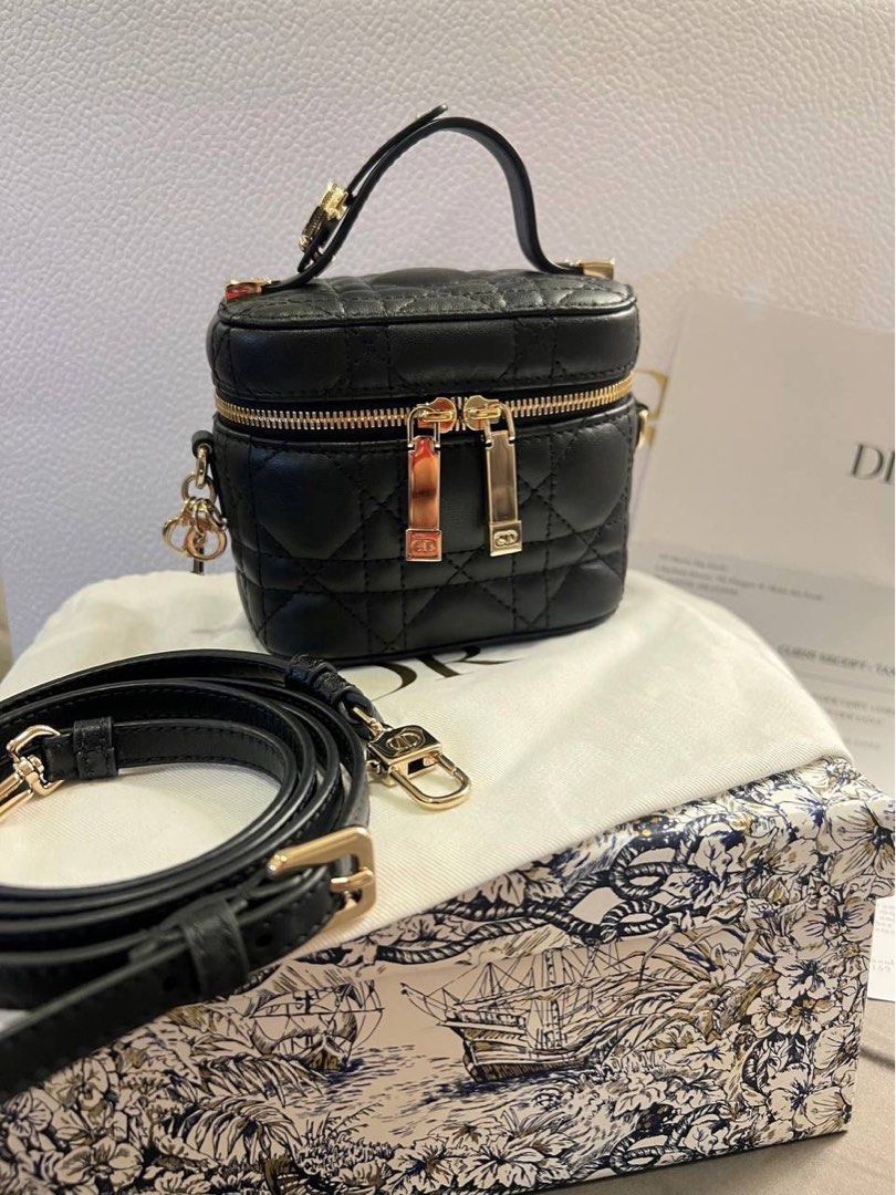 Lady Dior micro vanity case, Luxury, Bags & Wallets on Carousell