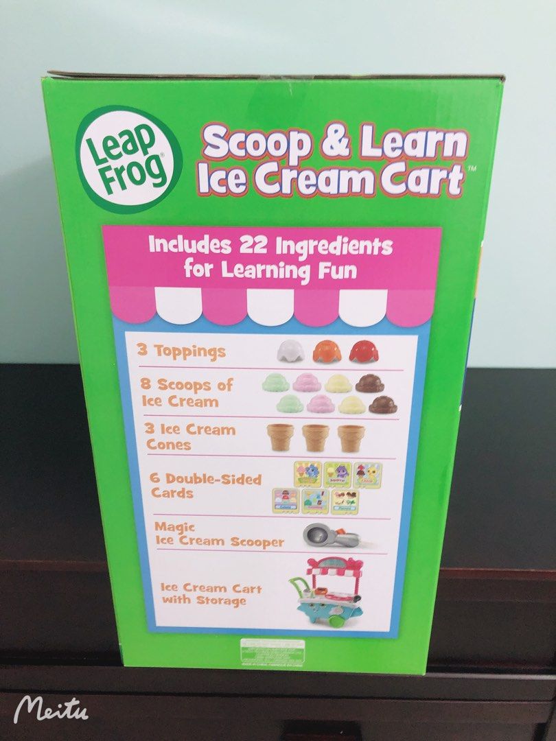 Leapfrog ice cream cart, Babies & Kids, Infant Playtime on Carousell