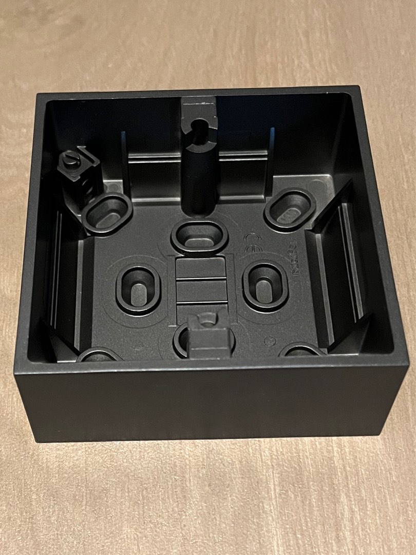 Legrand Light Switch Exposed Box (Dark Grey), Furniture & Home Living ...