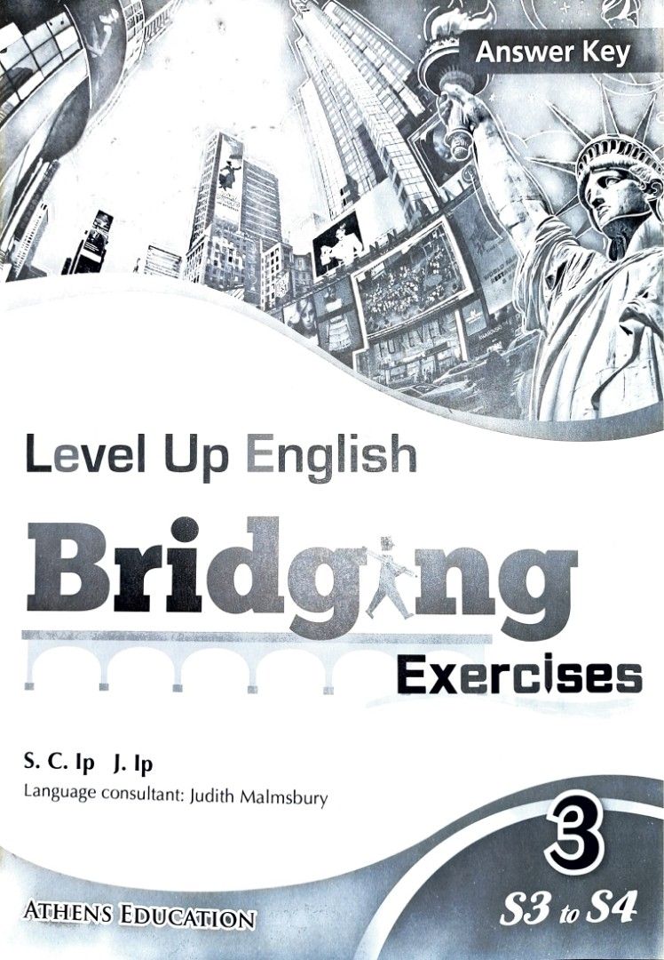 【答案】Level Up English Bridging Exercises Answer Key S3 to S4 中三升中四英文暑期作業, 興趣及遊戲, 書本 & 文具, 教科書 ...