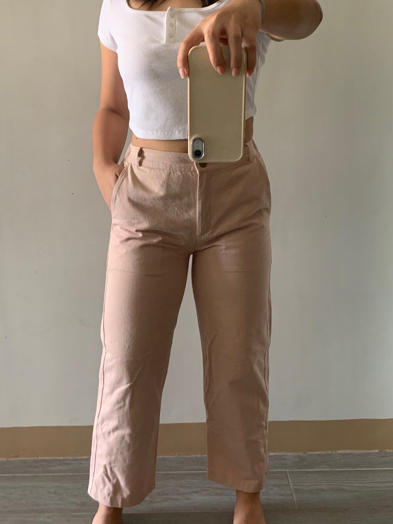 Light pink pants, Women's Fashion, Bottoms, Jeans on Carousell