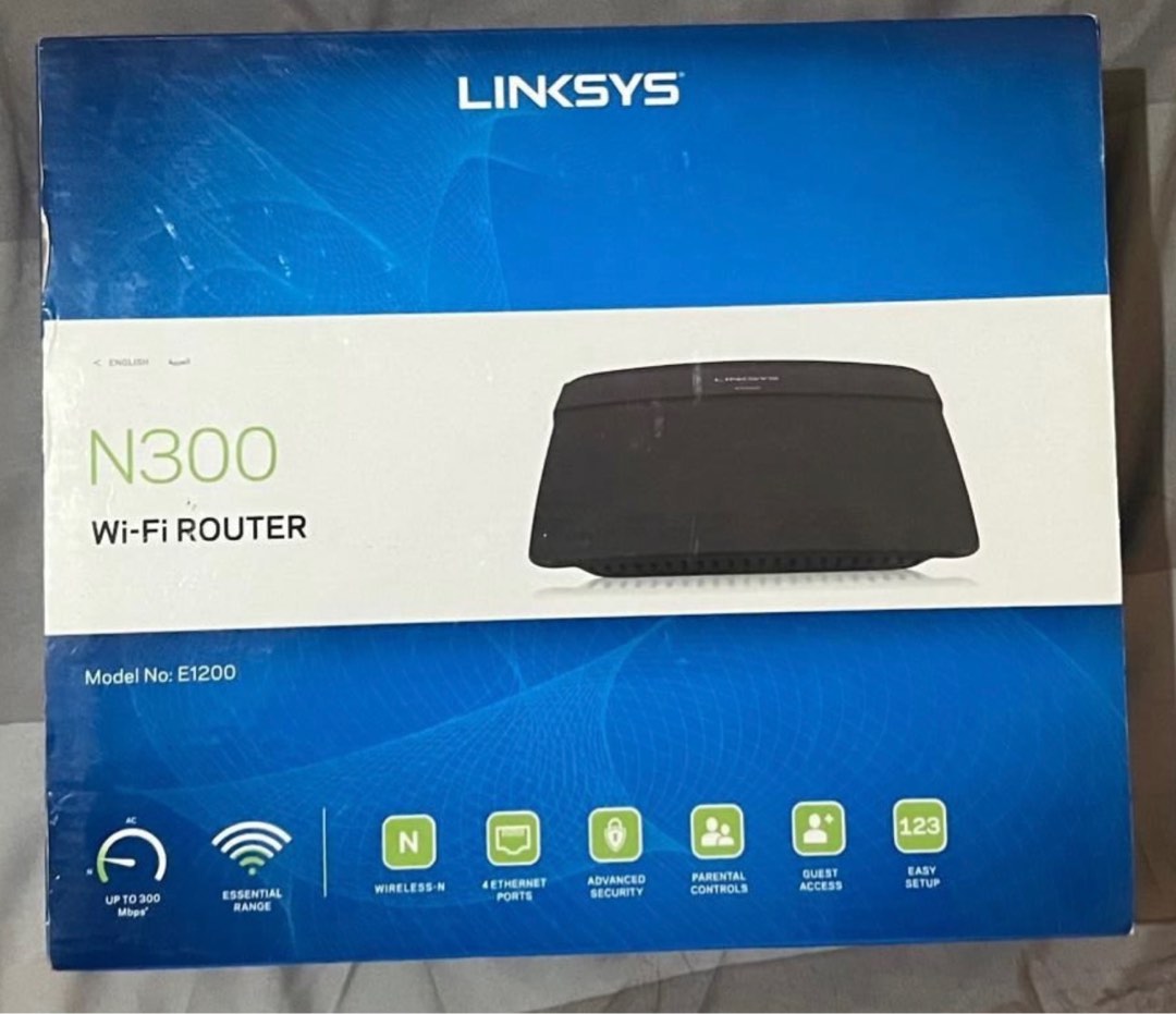 LINKSYS N300/E1200 Wi-Fi Router, Computers & Tech, Parts & Accessories, Networking on Carousell