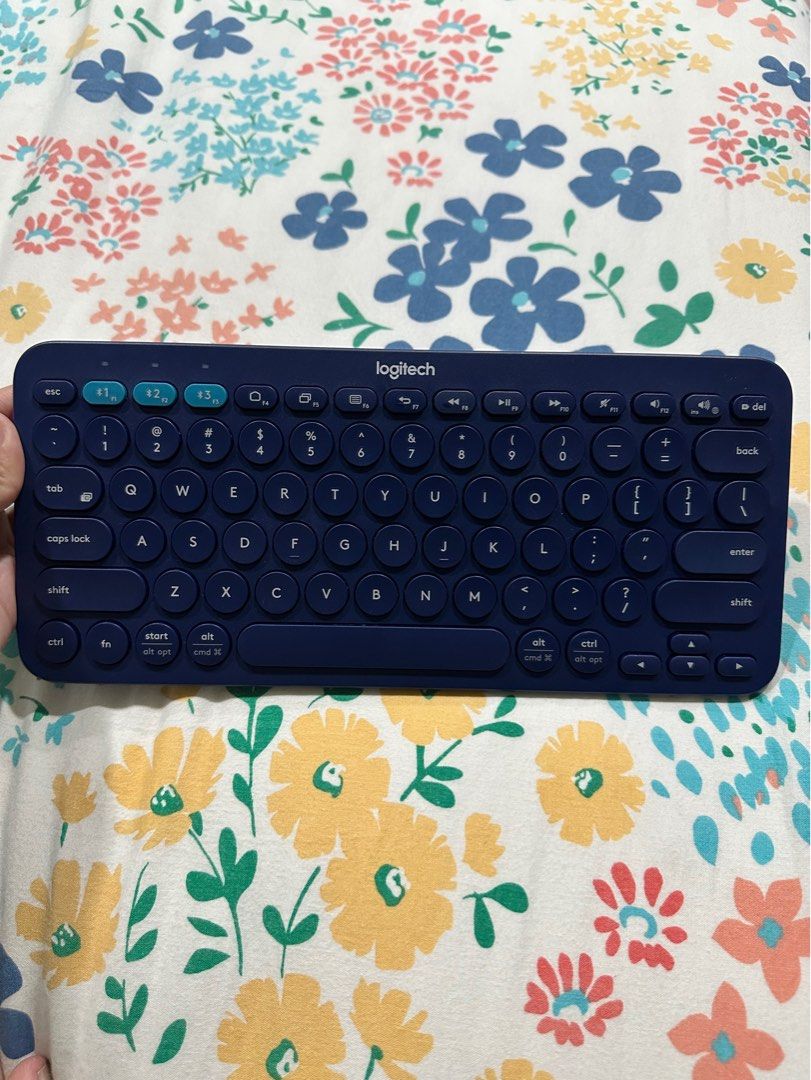 Logitech K380 Bluetooth Multi-Device Keyboard - Blue, Computers & Tech ...