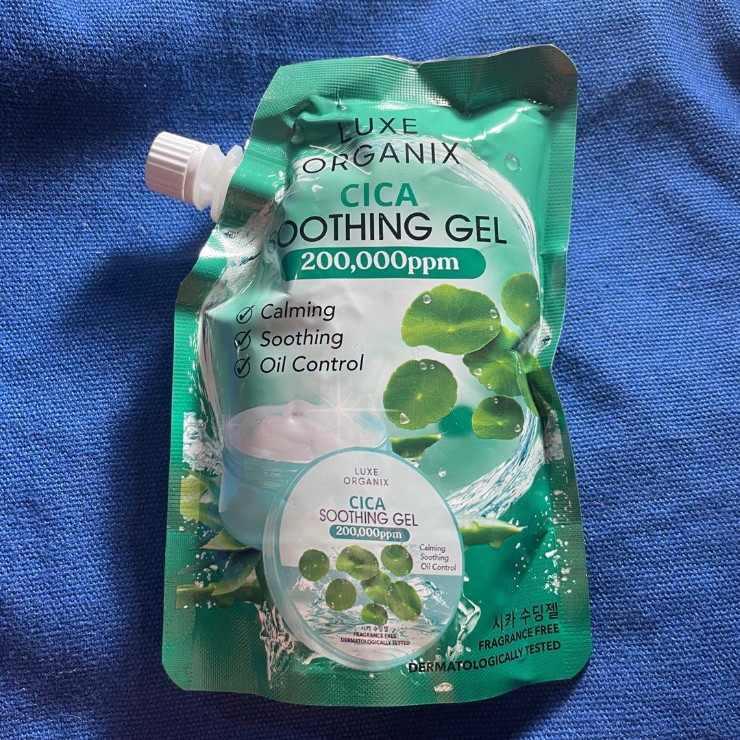 Luxe Organix Cica Gel, Beauty & Personal Care, Face, Face Care on Carousell