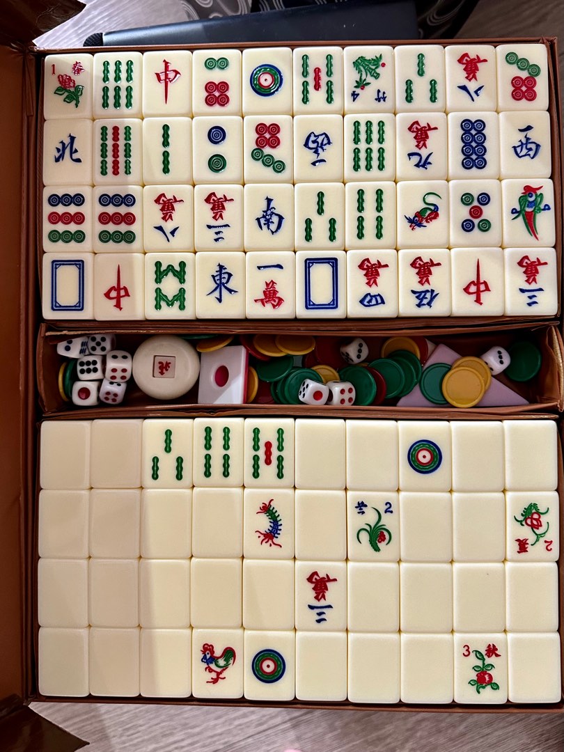 Mahjong full set, Hobbies & Toys, Toys & Games on Carousell