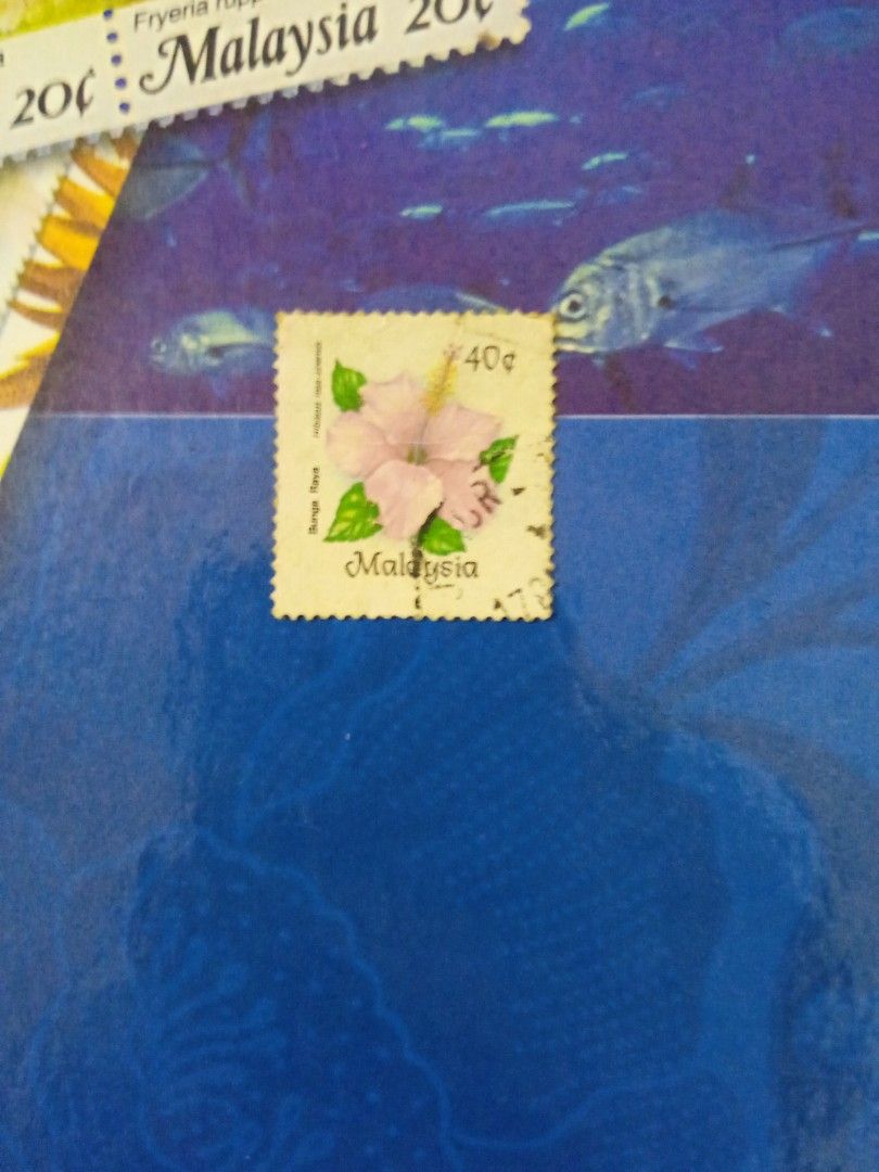 Malaysia Bunga Raya (Hibiscus)stamp, Hobbies & Toys, Collectibles ...