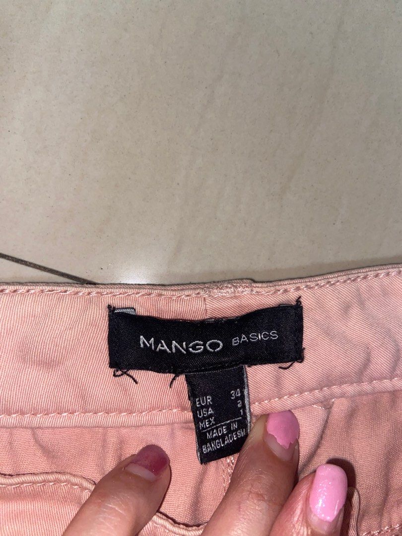 Mango basic panta-pink, Women's Fashion, Bottoms, Jeans on Carousell