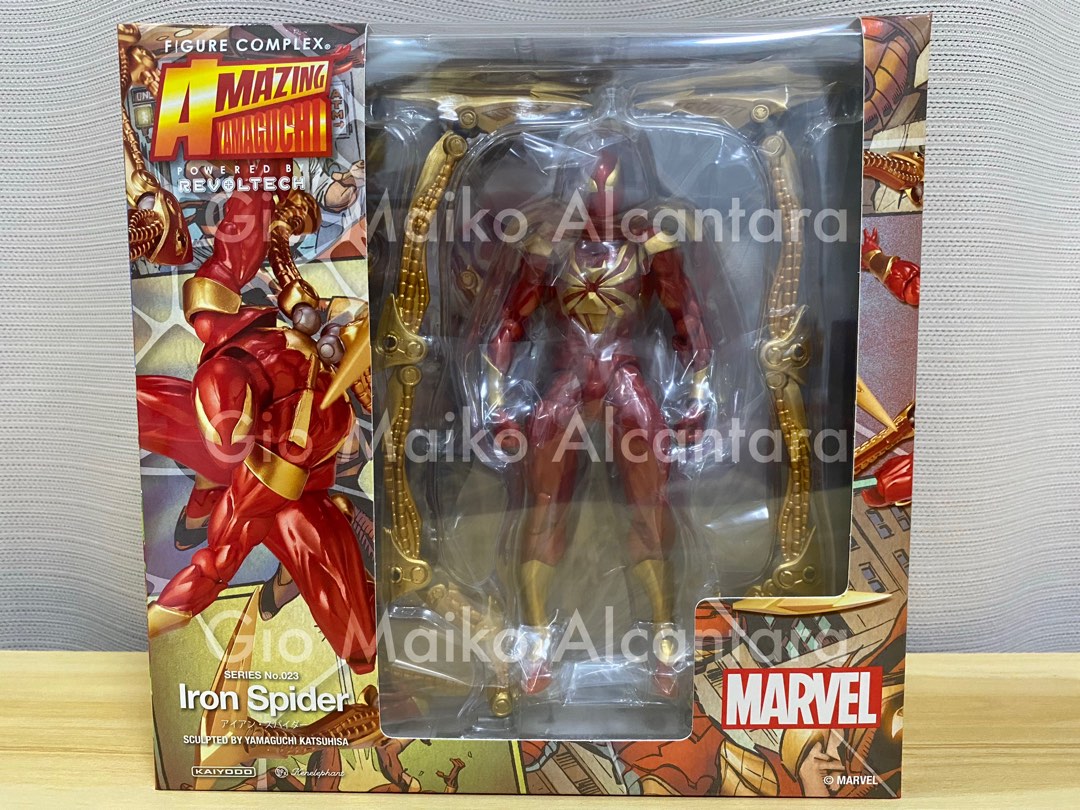 Marvel Amazing Yamaguchi Revoltech - Iron Spider-man on Carousell