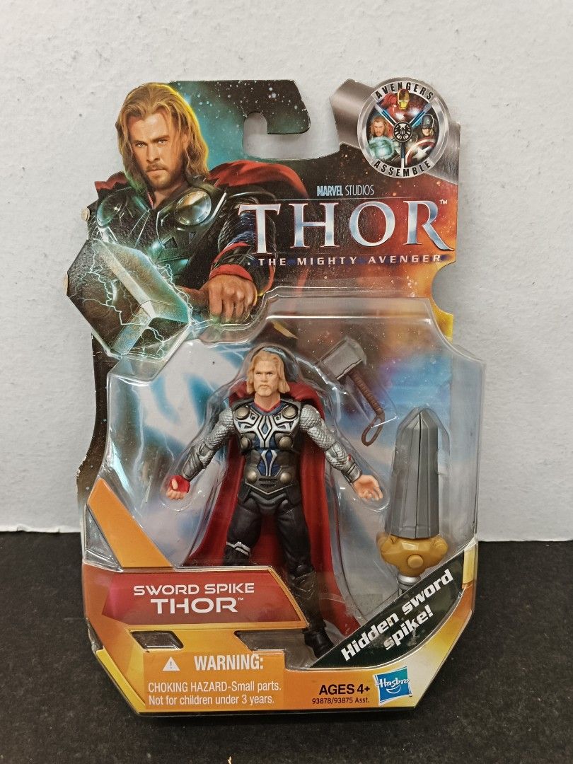 Marvel Mighty Avenger THOR Sword Spike Complete 3.75 Action Figure ...