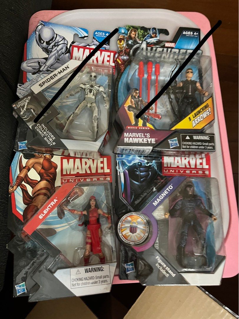 Marvel universe 3.75’ Spider-Man, magneto, Electra ,, Hobbies & Toys ...