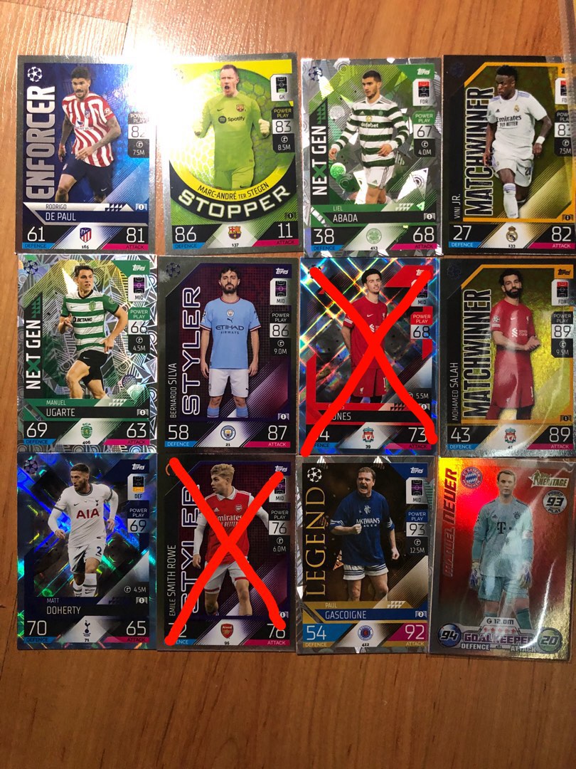 Match Attax cards, Hobbies & Toys, Toys & Games on Carousell