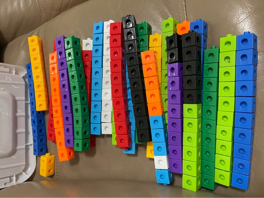 Mathlink cubes, construction Blocks, Bricks, 興趣及遊戲, 玩具 & 遊戲類 - Carousell