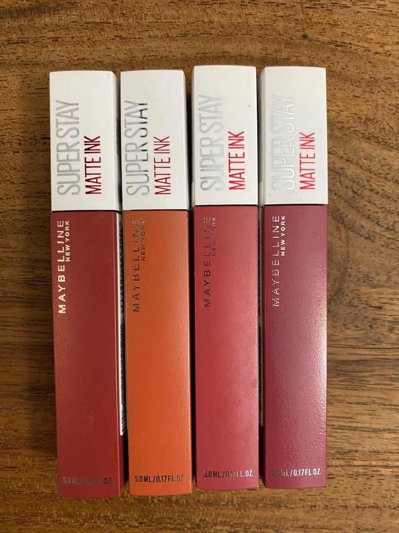 Maybelline Superstay Matte Ink 150 Savant 170 Initiator 210 Versatile ...