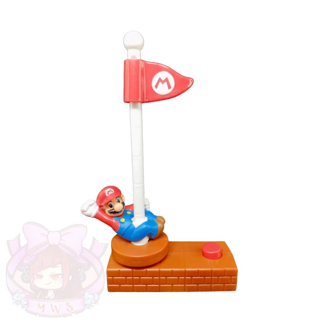 Mcdonald's Super Mario Flag Pole Goal Climber Nintendo Official Happy ...