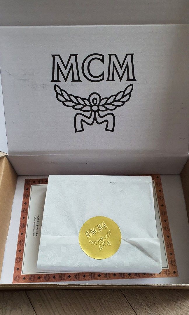 MCM men wallet logo wallet Visetos bifold BSV01 Visetos Original Card ...