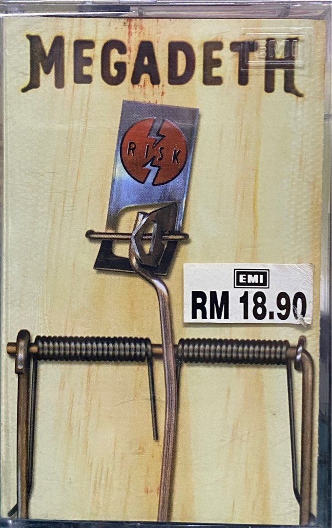 Megadeth - Risk (casette), Hobbies & Toys, Music & Media, CDs & DVDs on ...