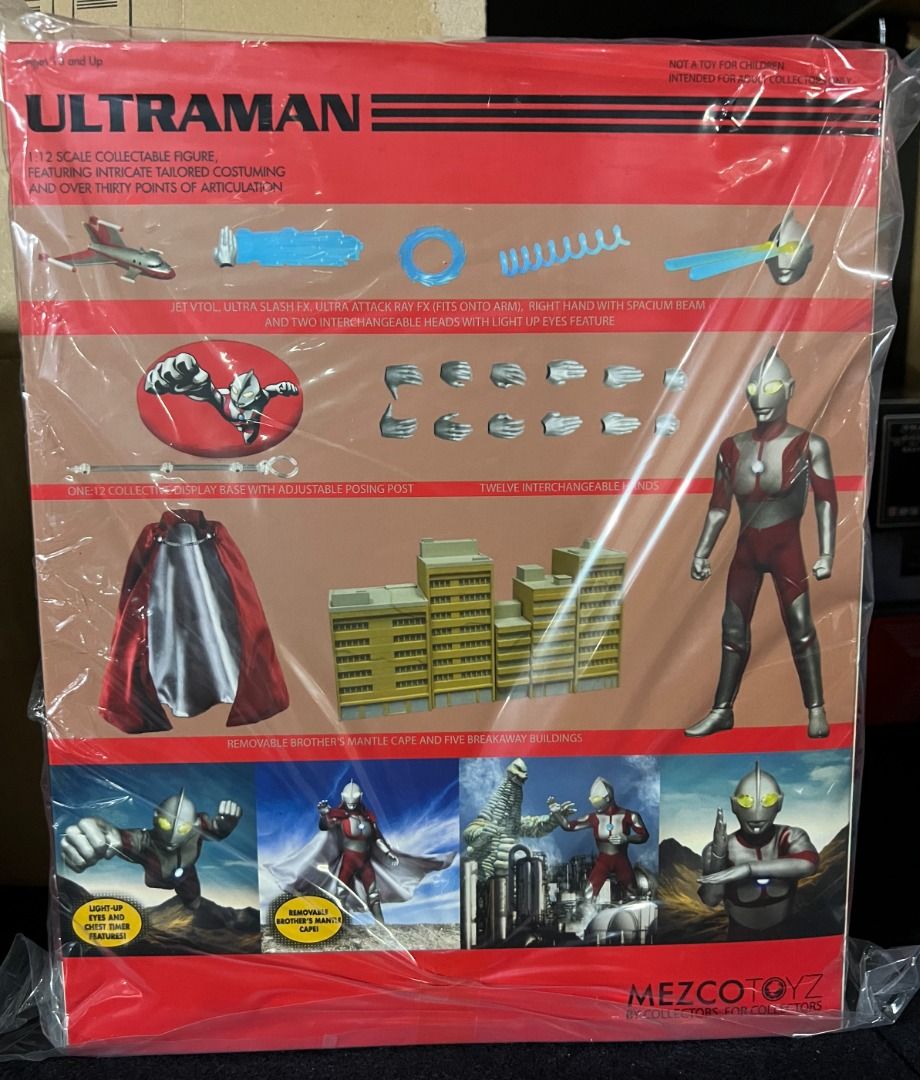 Mezco Toyz One:12 Collective Ultraman, Hobbies & Toys, Toys & Games on Carousell