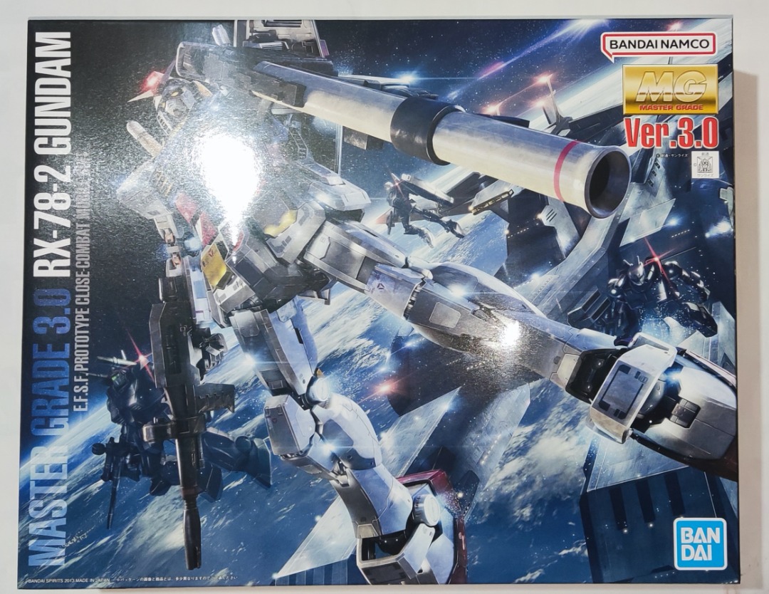 MG Master Grade RX-78-2 Gundam 3.0 Bandai, Hobbies & Toys, Toys & Games ...