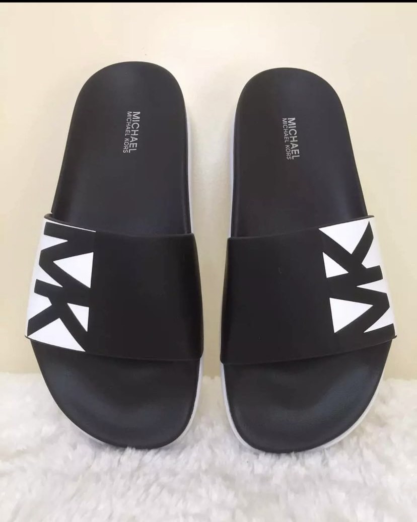 Mk platform slides, Men's Fashion, Footwear, Slippers & Slides on Carousell