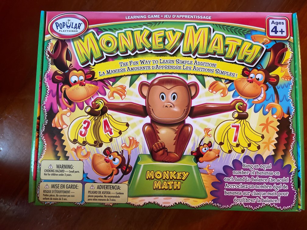 Monkey Math, 興趣及遊戲, 玩具 & 遊戲類 - Carousell