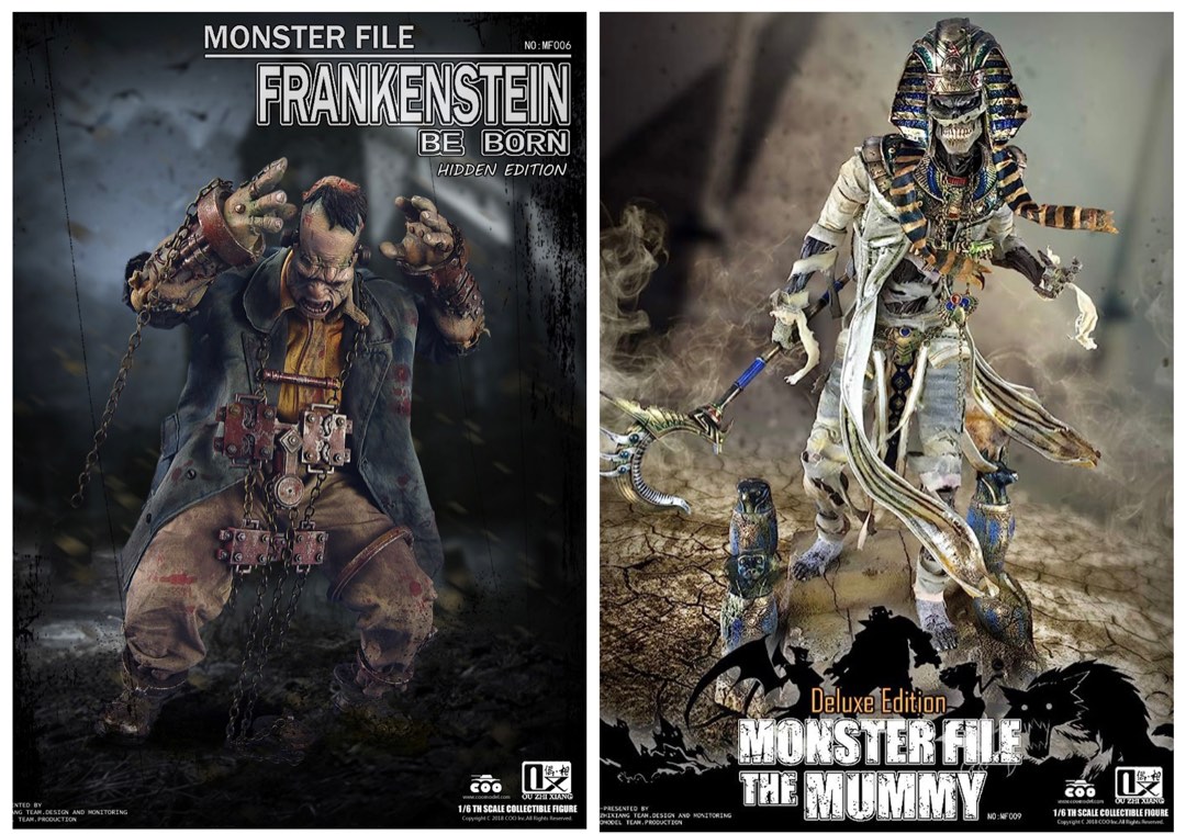 Monster File mummy frankenstein, 興趣及遊戲, 玩具 & 遊戲類 - Carousell