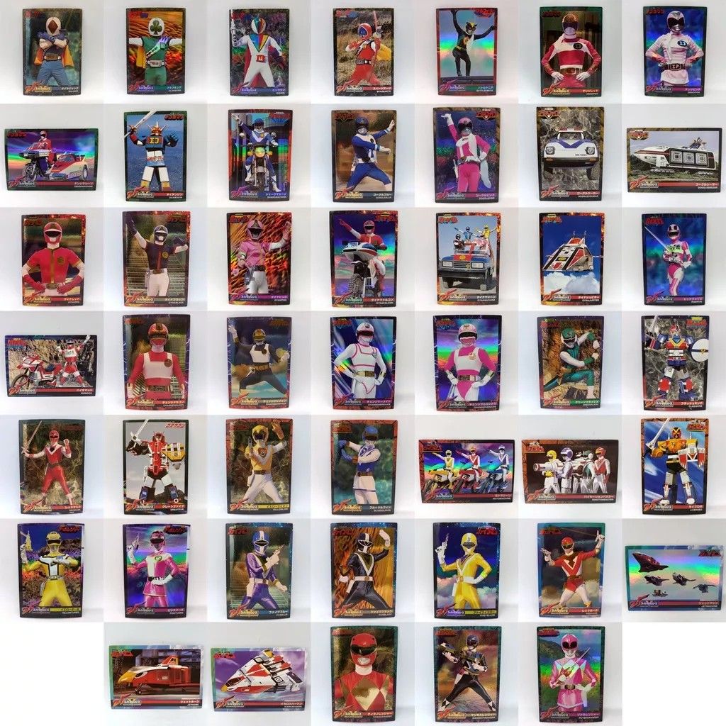 Morinaga Super Sentai "Power Rangers" 25th Anniversary Cards (013 - 140 ...