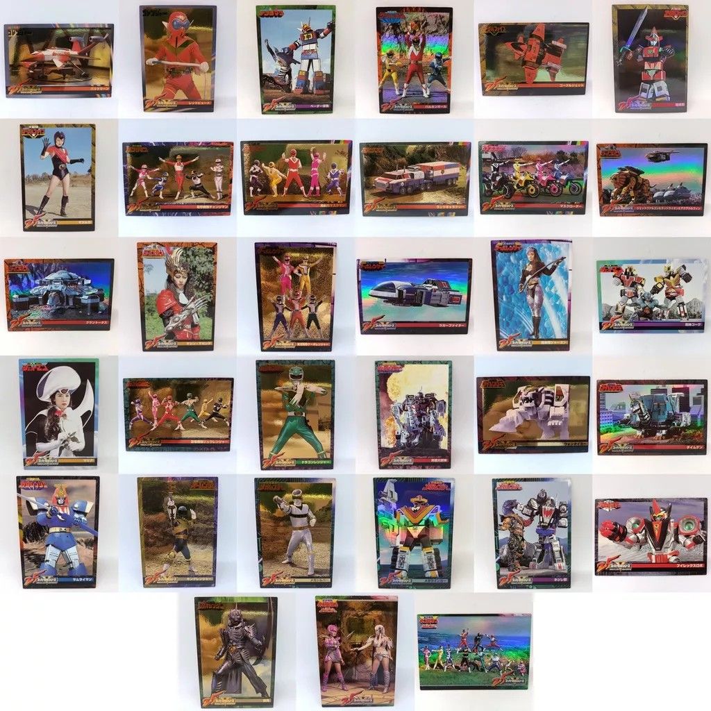 Morinaga Super Sentai "Power Rangers" 25th Anniversary EX Cards (227 ...