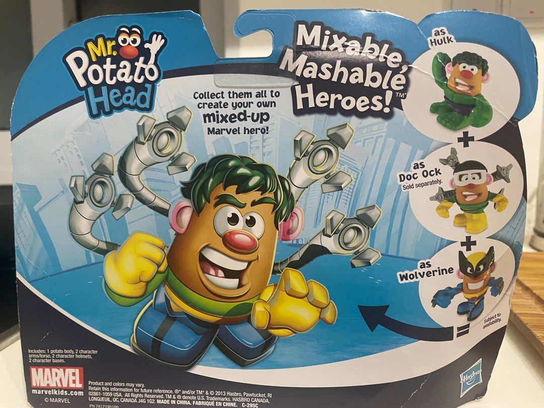 Mr Potato Head - Hulk / Wolverine, Hobbies & Toys, Toys & Games on ...