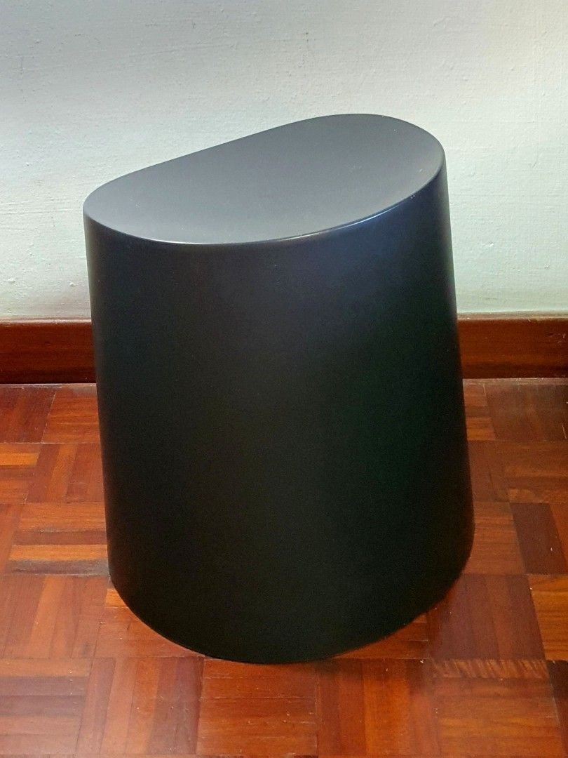 Muji Polypropylene Stackable Minimalist Modern Stool Chair, Furniture ...